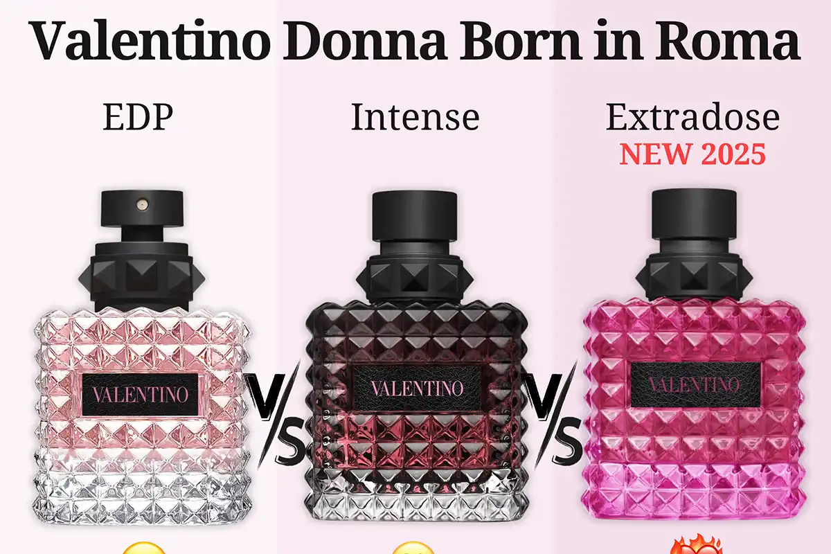 So Sánh Valentino Donna Born in Roma EDP vs. Intense vs. Extradose - MC Perfume & Diamond: Công ...