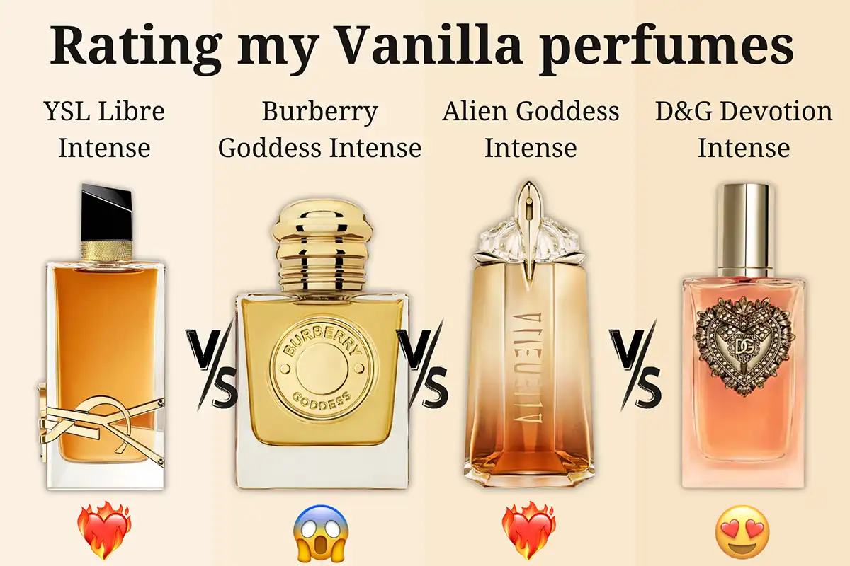 YSL Libre Intense vs. Burberry Goddess Intense vs. Alien Goddess ...